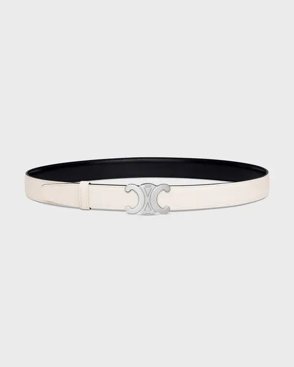 Celine Triomphe Buckle 25 Mm Reversible Belt