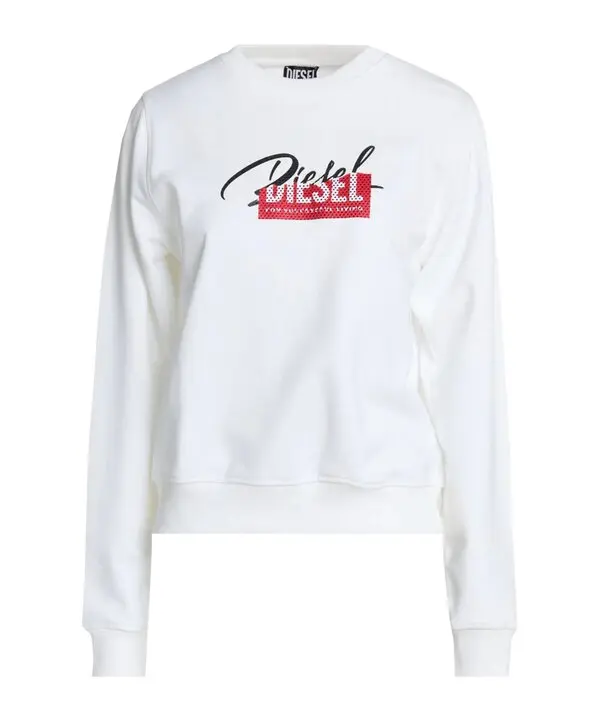 DIESEL® Long Sleeves Sweatshirts - White