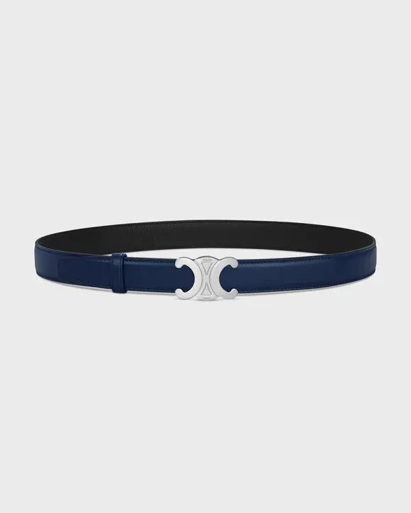Celine Triomphe Buckle 25 Mm Reversible Belt