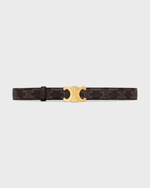 Celine Triomphe Buckle 25 Mm Reversible Belt