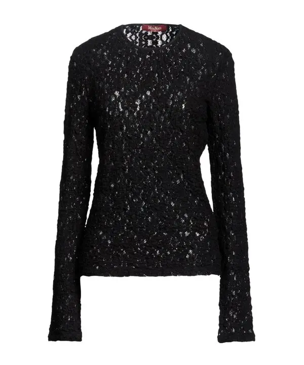 Max Mara Long Sleeves Tops - Black