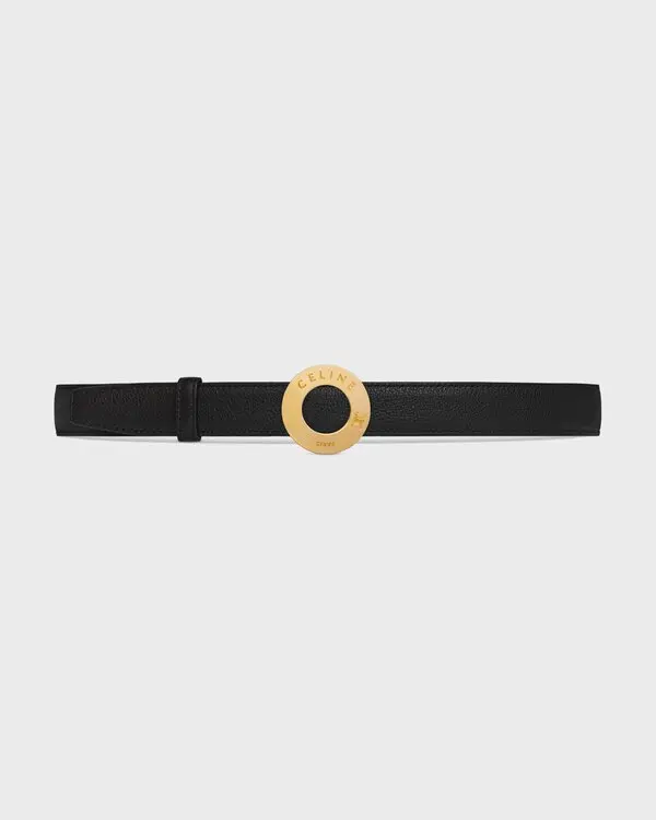 Celine Disc Buckle And Reversible Belt