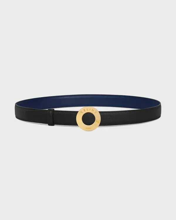 Celine Disc Buckle And Reversible Belt
