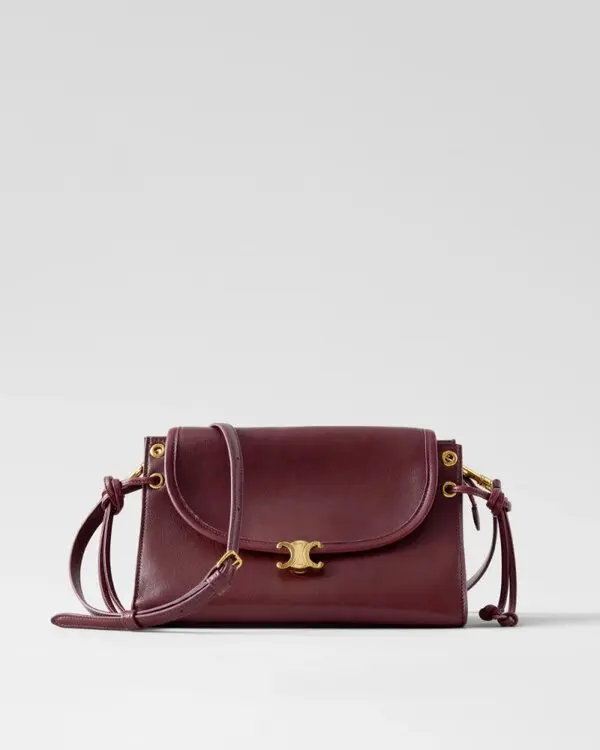 Celine Soft Triomphe Wedge Small Shoulder Bag