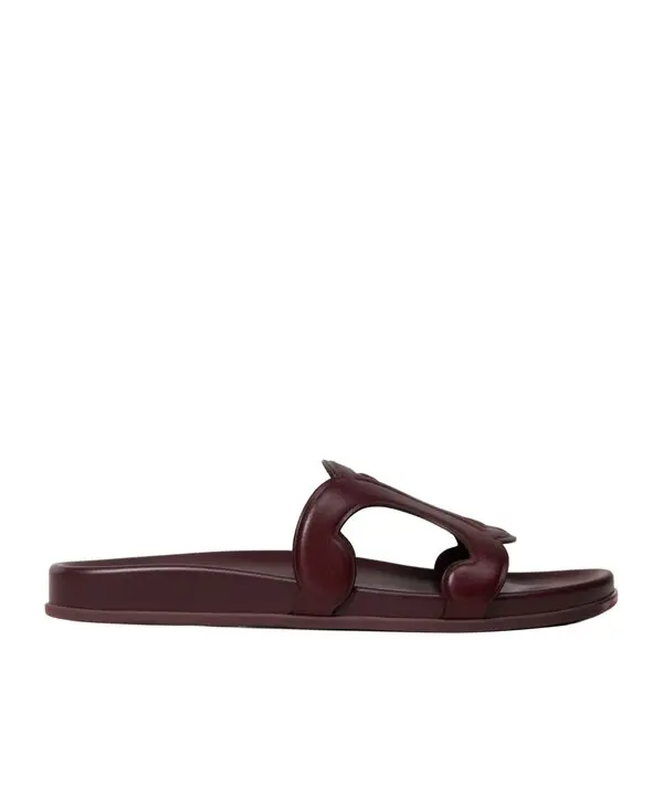 Celine Triomphe Slide In Calfskin Vegetal Tanning