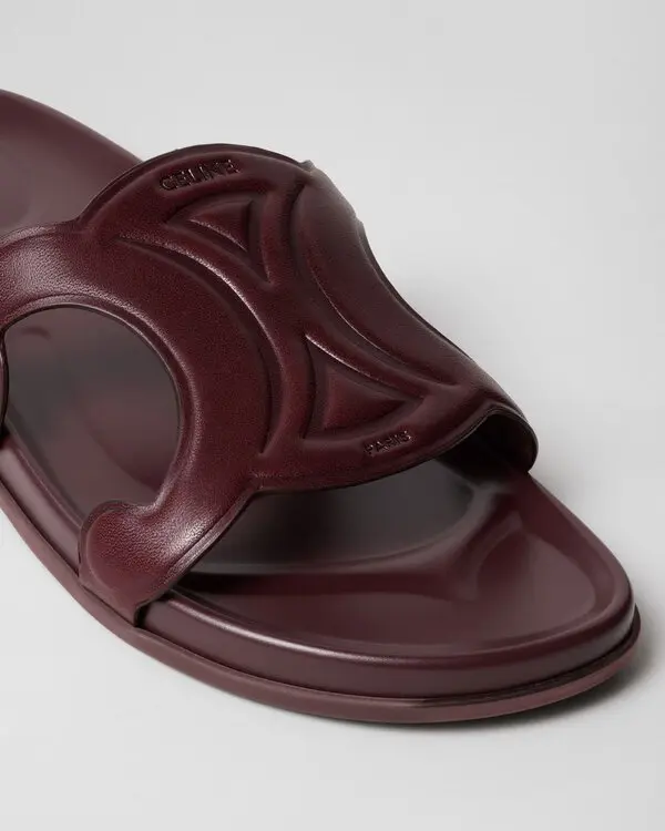 Celine Triomphe Slide In Calfskin Vegetal Tanning