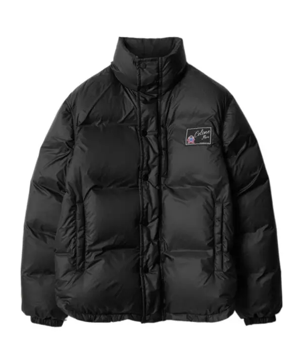 Celine Puffer Jacket In Light Nylon