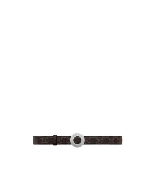 Celine Disc-clasp And Reversible Belt - Black