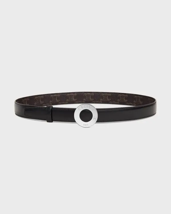 Celine Disc-clasp And Reversible Belt