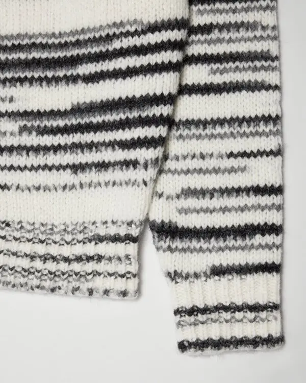 Celine Crewneck Sweater In Brushed Alpaca Mohair