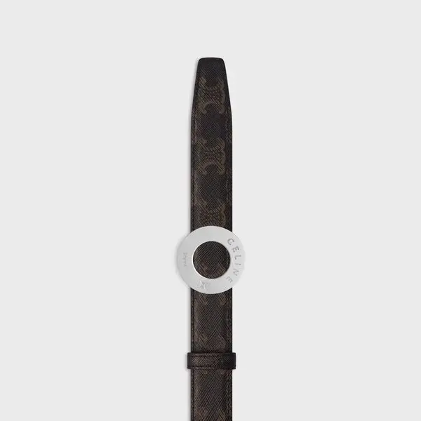Celine Round Toggle Fasteners And Double-sided Belt