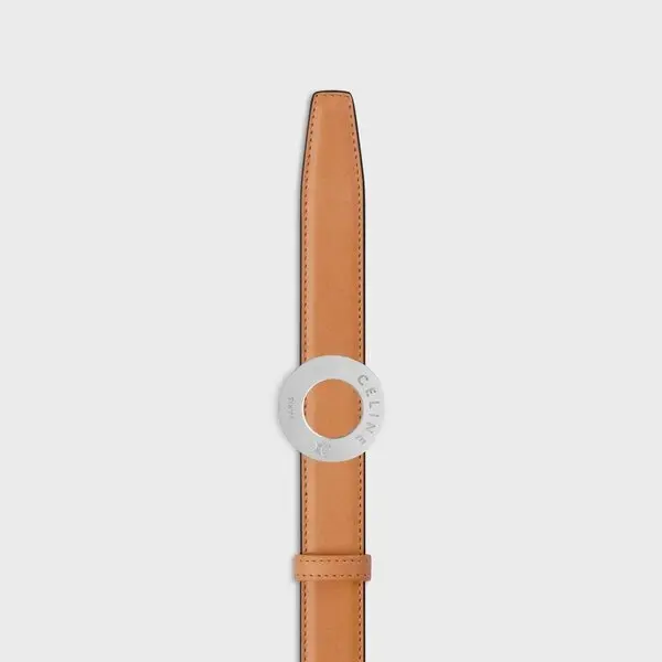 Celine Round Toggle Fasteners And Double-sided Belt