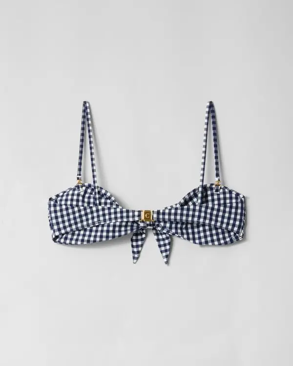 Celine Bandeau Top In Matte Jersey