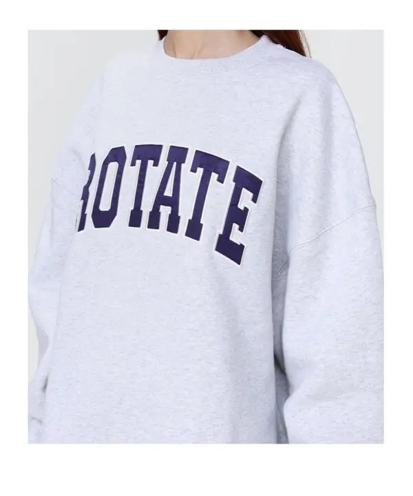 ROTATE BY BIRGER CHRISTENSEN Embossed Logo Sweatshirt