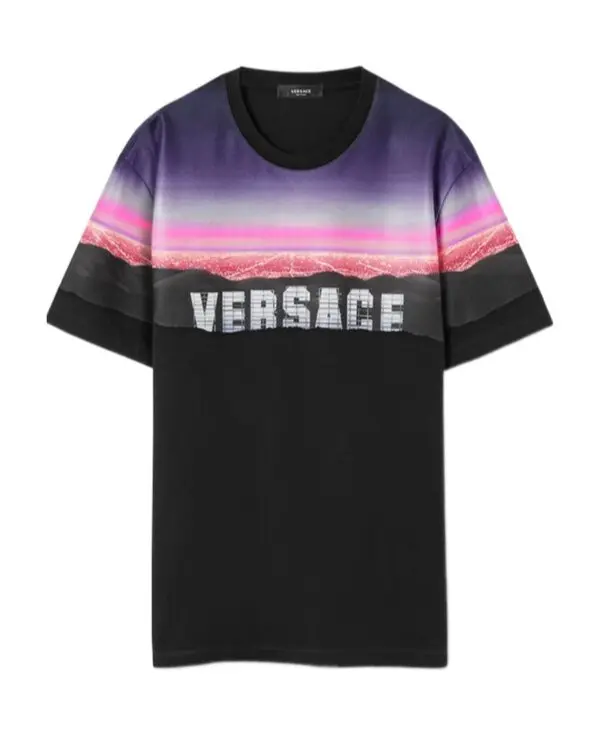 Versace Hills Crewneck T-shirt - Black