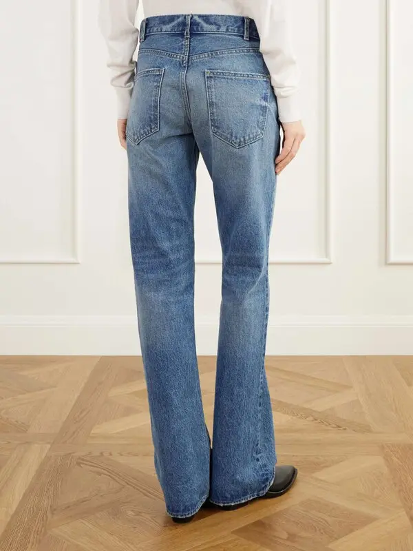 NILI LOTAN Joan Mid-rise Straight-leg Jeans