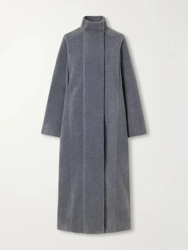 COLLEEN ALLEN High-collar Fleece Coat