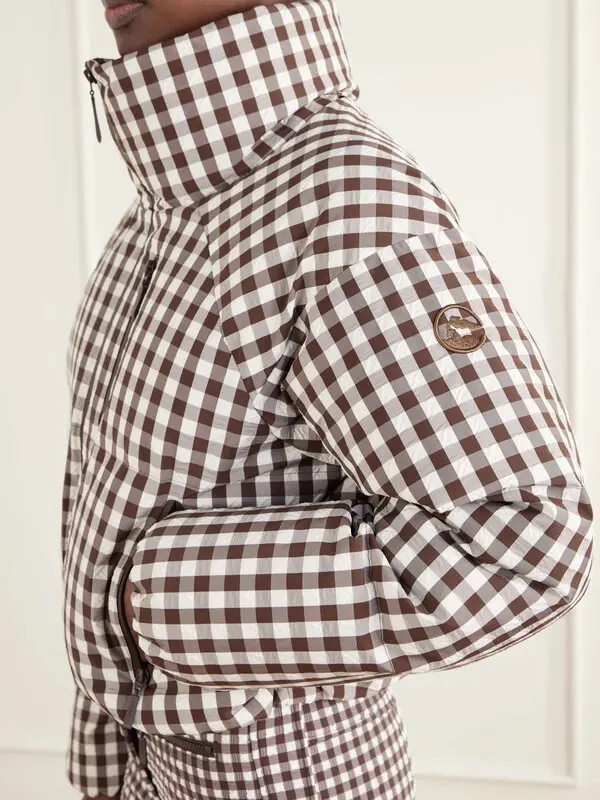 Cordova Cortina Checked Shell Down Ski Jacket