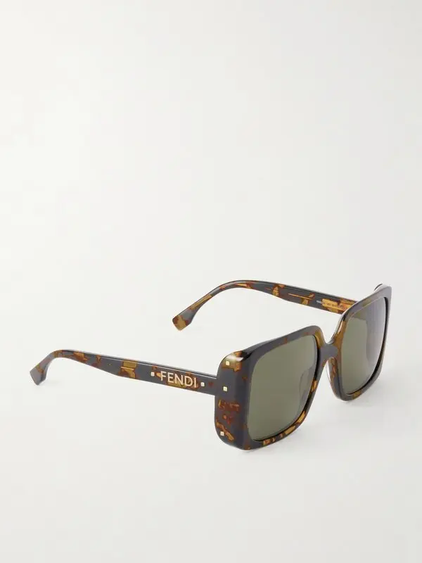 Fendi Soul Square-frame Acetate Sunglasses