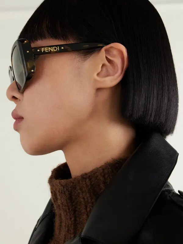 Fendi Soul Square-frame Acetate Sunglasses