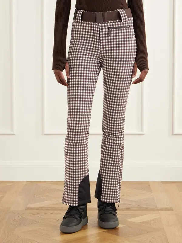 Cordova Sella Belted Stretch-shell Bootcut Ski Pants