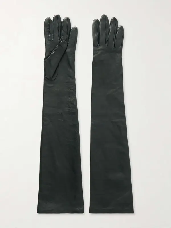 Nour Hammour Leather Gloves