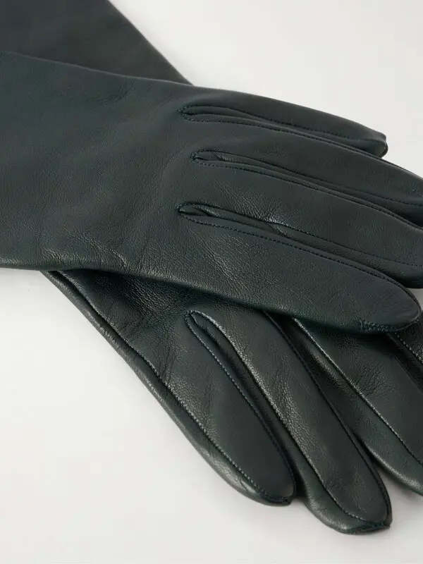 Nour Hammour Leather Gloves