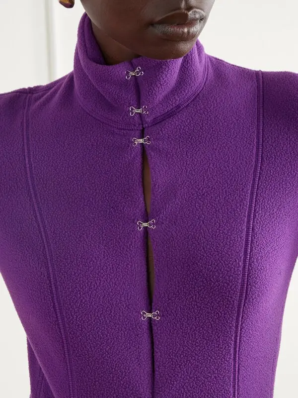 COLLEEN ALLEN Victorian Fleece Jacket - Purple