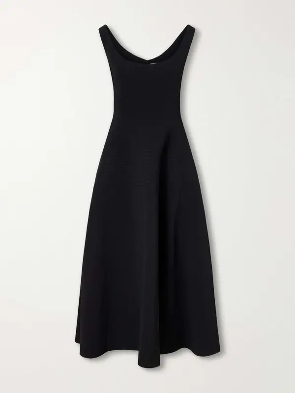 FFORME Alodia Paneled Crepe Maxi Dress
