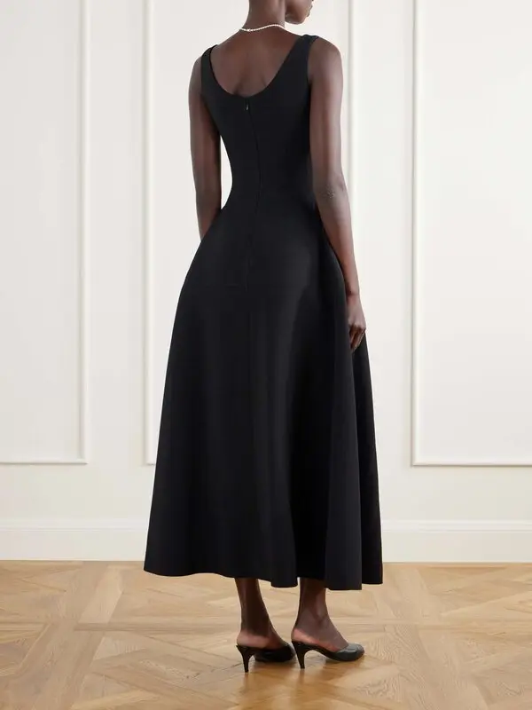 FFORME Alodia Paneled Crepe Maxi Dress