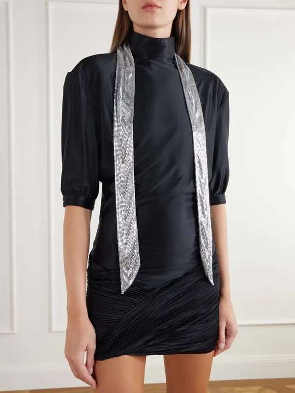 Rabanne Tone Mesh Scarf