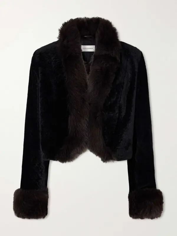 Nour Hammour Sofie Shearling Jacket