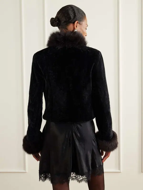 Nour Hammour Sofie Shearling Jacket