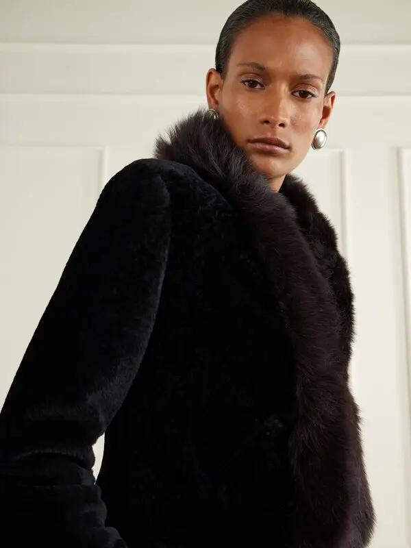 Nour Hammour Sofie Shearling Jacket