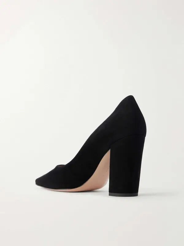 GIANVITO ROSSI Piper 85 Suede Pumps
