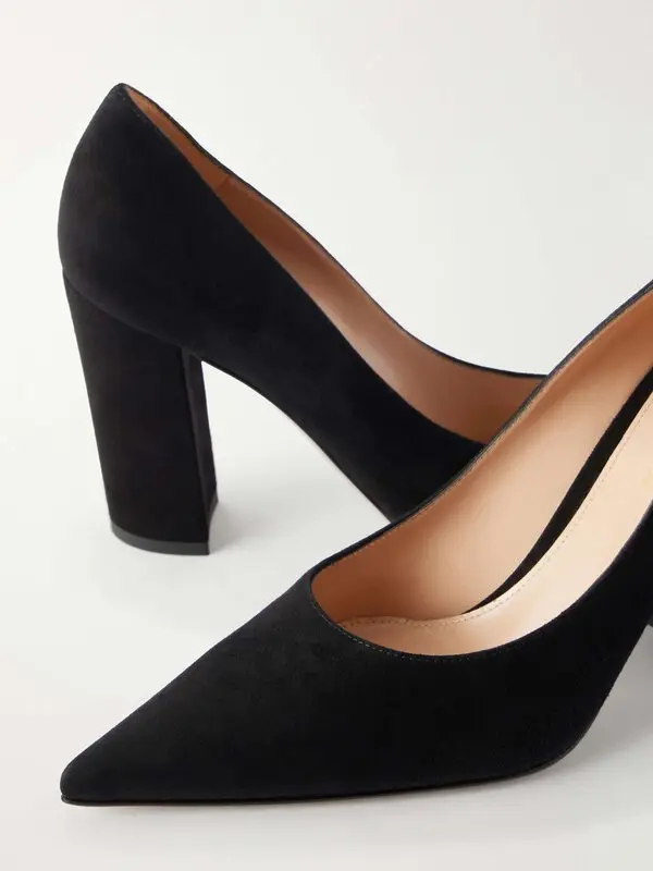 GIANVITO ROSSI Piper 85 Suede Pumps