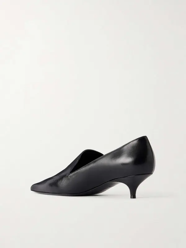 Proenza Schouler Slash 40 Embellished Leather Pumps