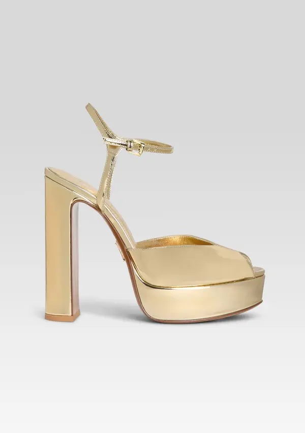 Retrofete Marcie Platform Sandal - Gold