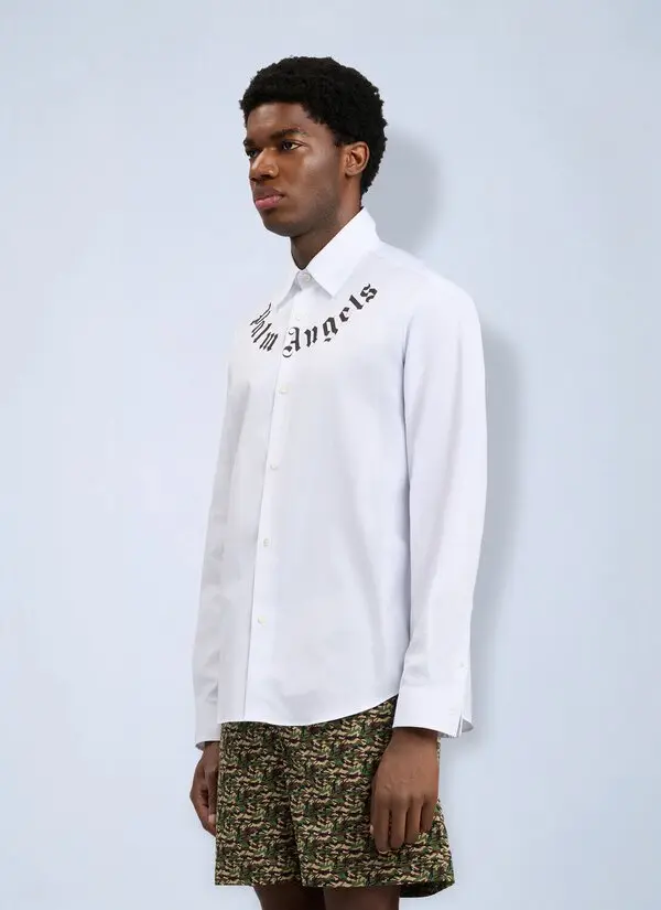 Palm Angels Neck Logo Shirt
