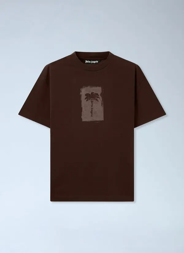 Palm Angels Brushed Palm Tree Regular Tee