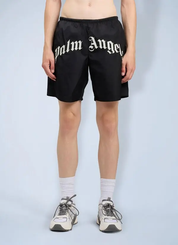 Palm Angels Curved Logo Classic Swimshort