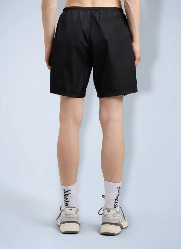 Palm Angels Curved Logo Classic Swimshort