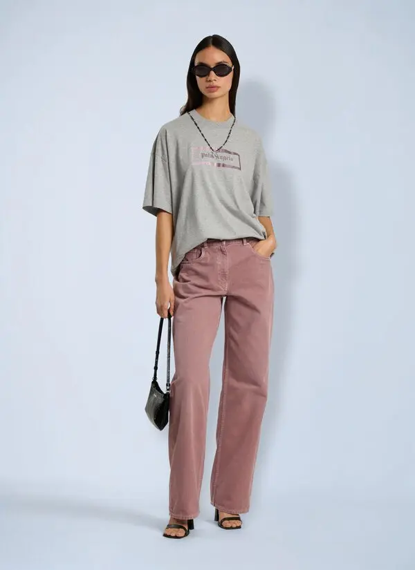 Palm Angels Stud Box Logo Loose Tee