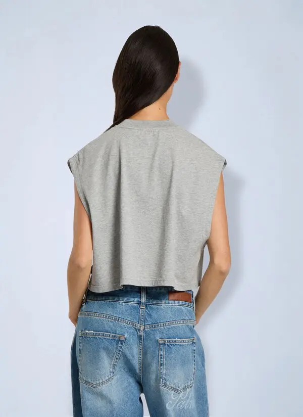Palm Angels Stud Box Logo Tank Top