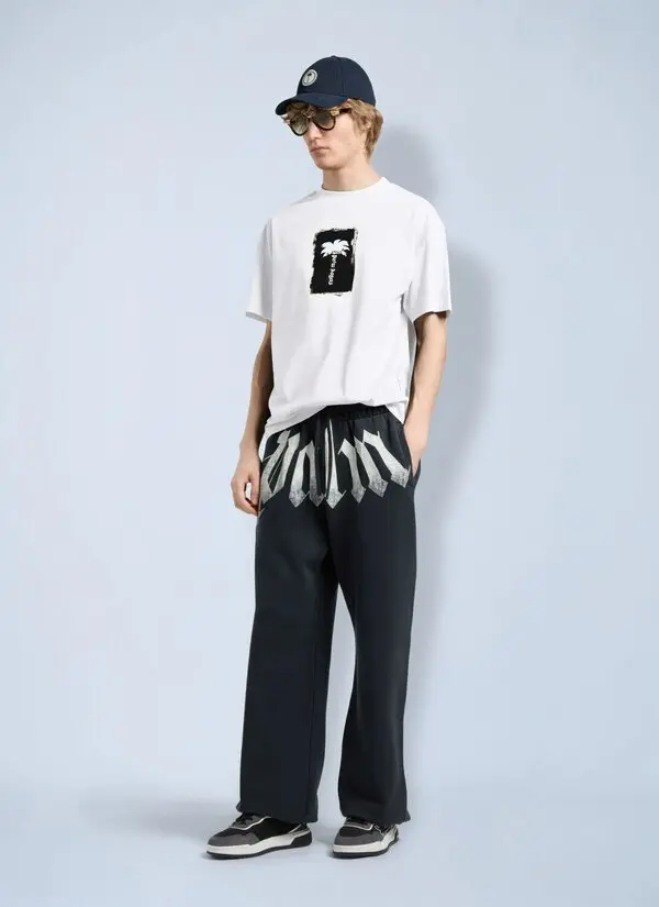 Palm Angels Brushed Palm Tree Regular Tee