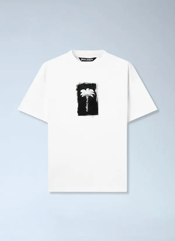 Palm Angels Brushed Palm Tree Regular Tee