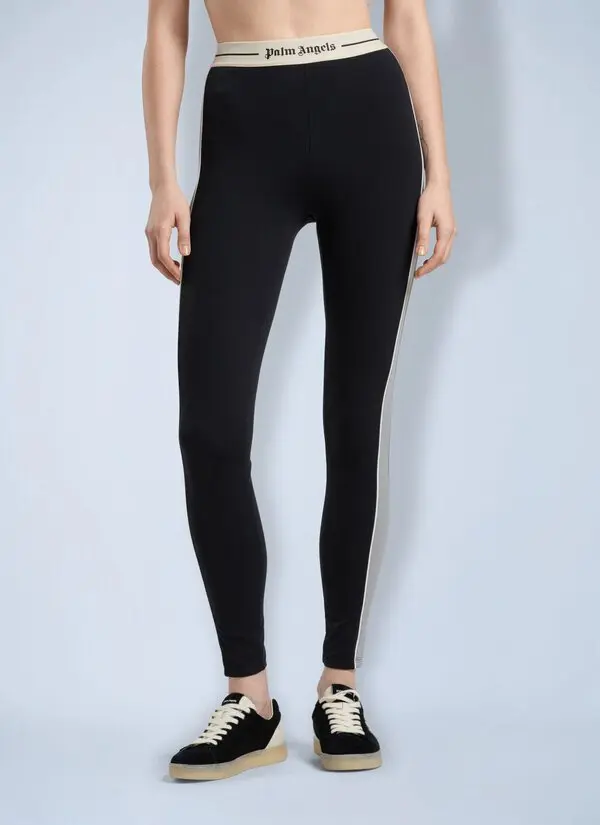 Palm Angels Logo Cb Active Leggings - Black