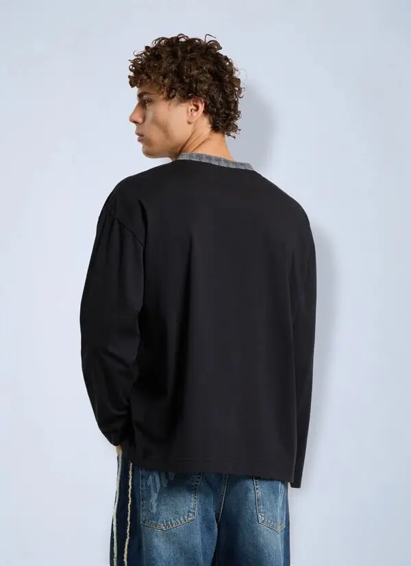 Palm Angels Palm Rib Regular Tee L/s