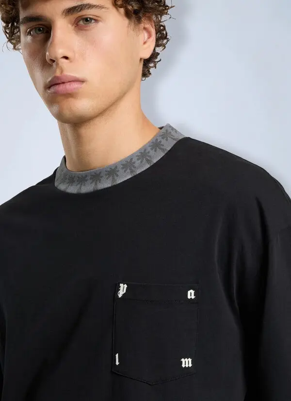 Palm Angels Palm Rib Regular Tee L/s