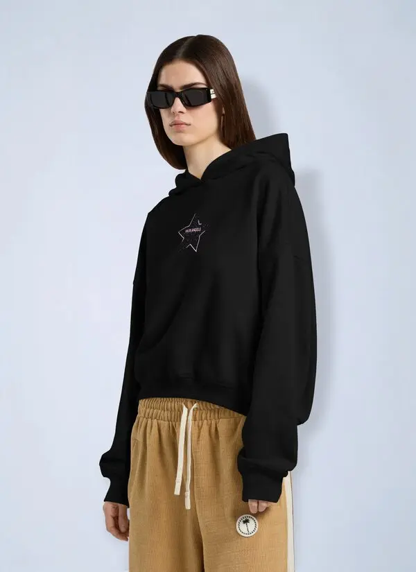 Palm Angels Icon Palm Loose Hoodie
